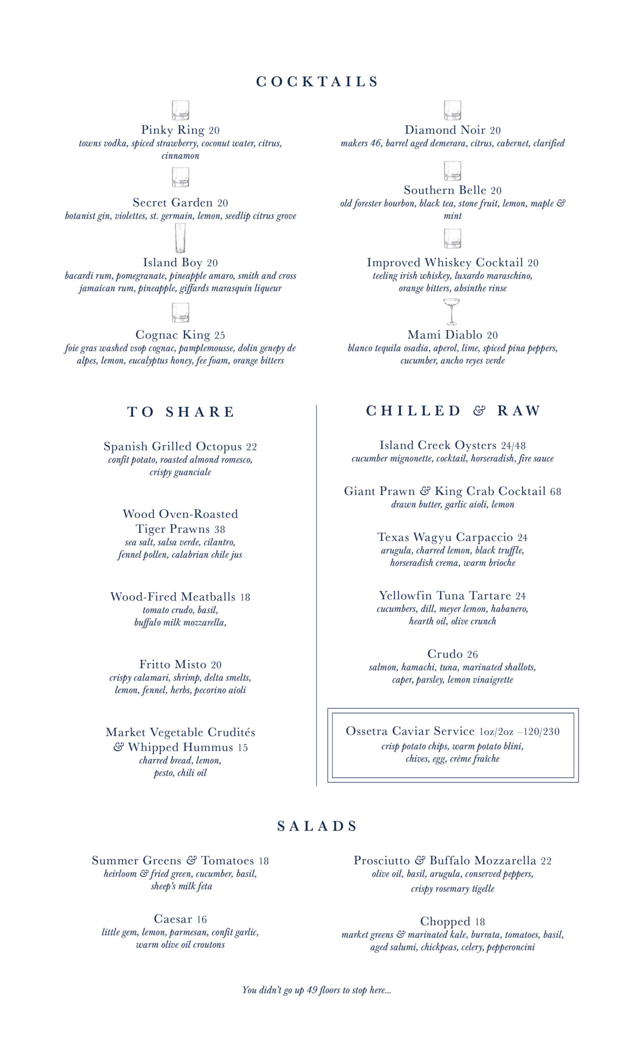 Menu - Monarch Restaurants