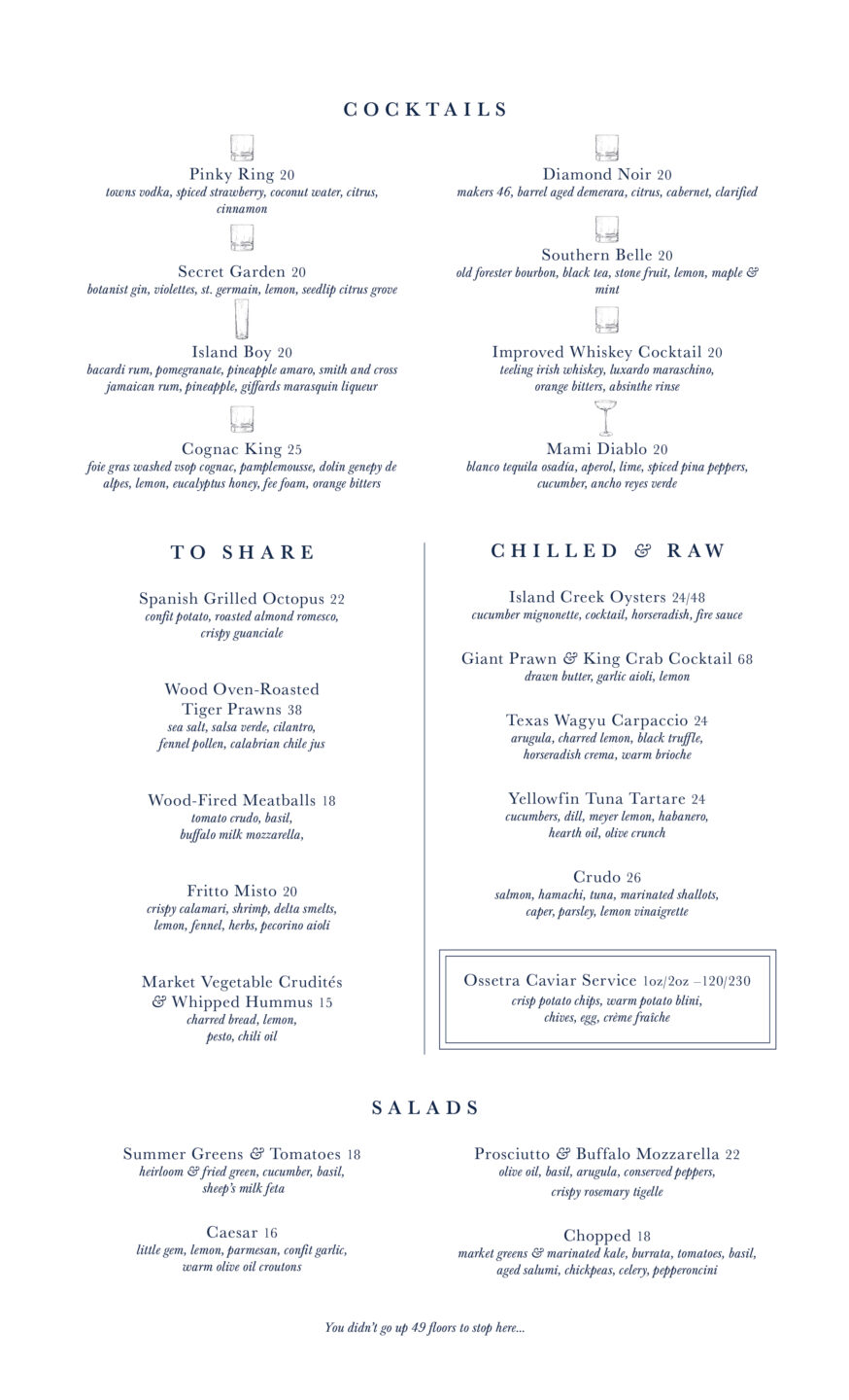 Menu - Monarch Restaurants